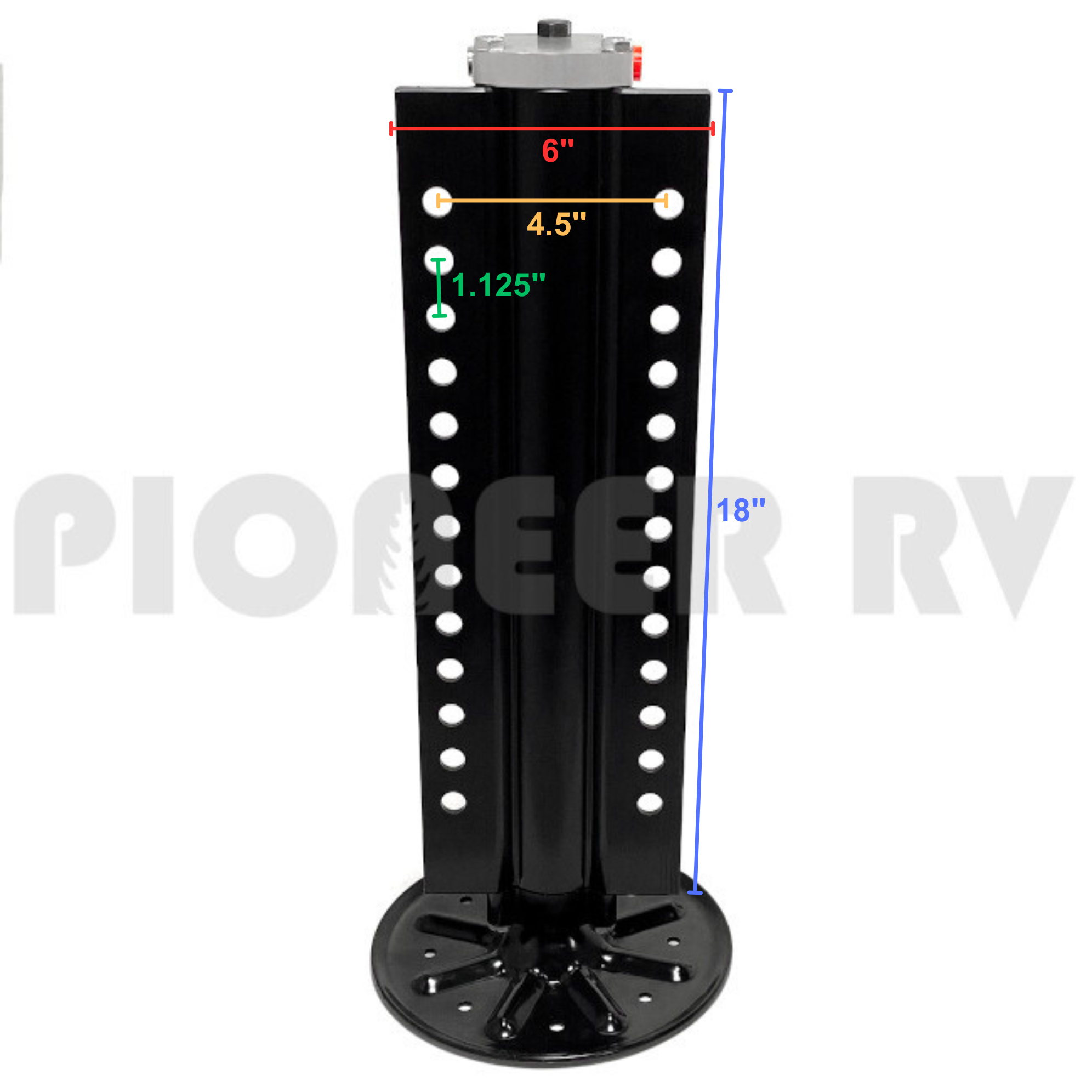 Forest River RV Lippert Leveling Jack 8k Lbs. 13 Mounting Holes 086529 ...
